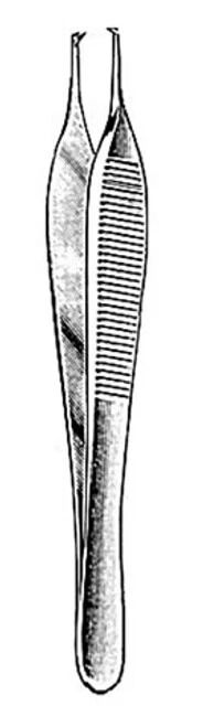 Adson Tissue Forceps 1x2 Teeth 4.75", OR Quality - AMG | Linen Plus