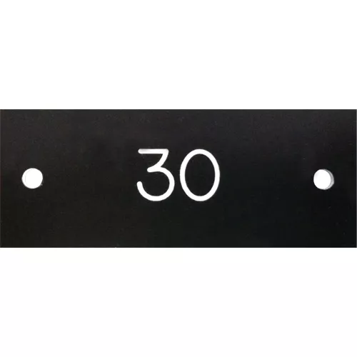 Anthony Steel Mfg. Locker Number Plates - Each (CL-NUMBER-PLATE-76-100 ...