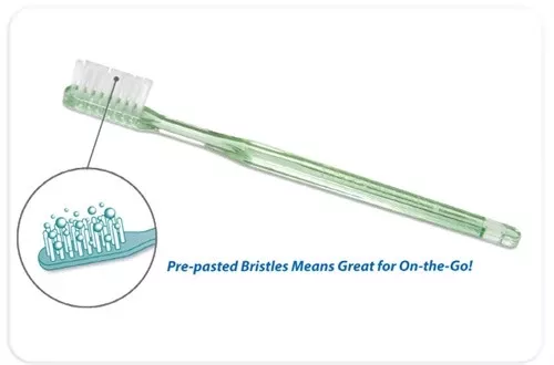 Hagar Happy Morning Toothbrushes w/Mint Toothpaste 100/box | Linen Plus