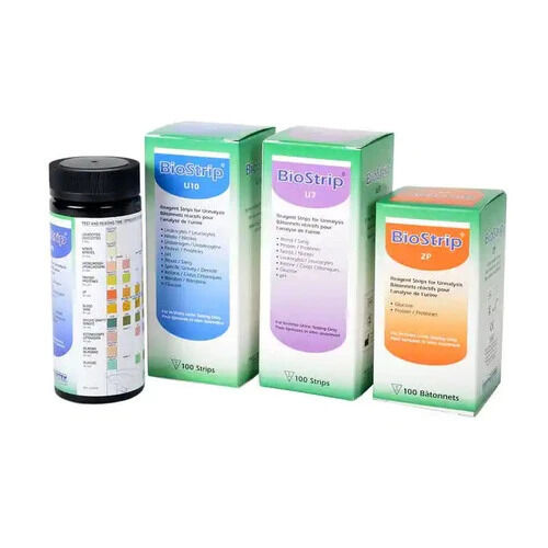 BioStrip Urinalysis Reagent Strips 2P Protein, Glucose 100/box | Linen Plus
