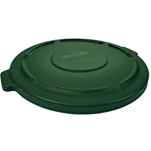 RUBBERMAID Brute® Round Trash Can Top, Flat Lid, Plastic, Fits ...