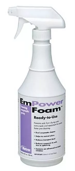 EmPower Foam Dual Enzymatic Instrument Pre-Cleaner 24oz Spray Bottle ...