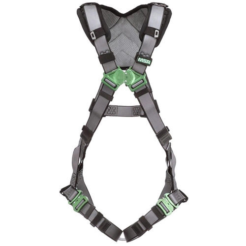 MSA V-Fit™ Full Body Harness, Fall Arrest, A, 400 lbs., Medium/Large ...