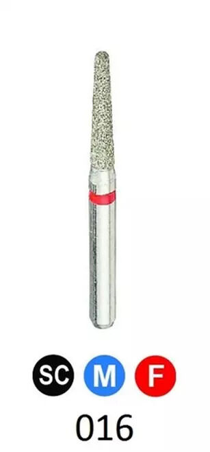 1Diamond Sterile Diamond Burs Modified Shoulder 847KR-016, 25/box ...